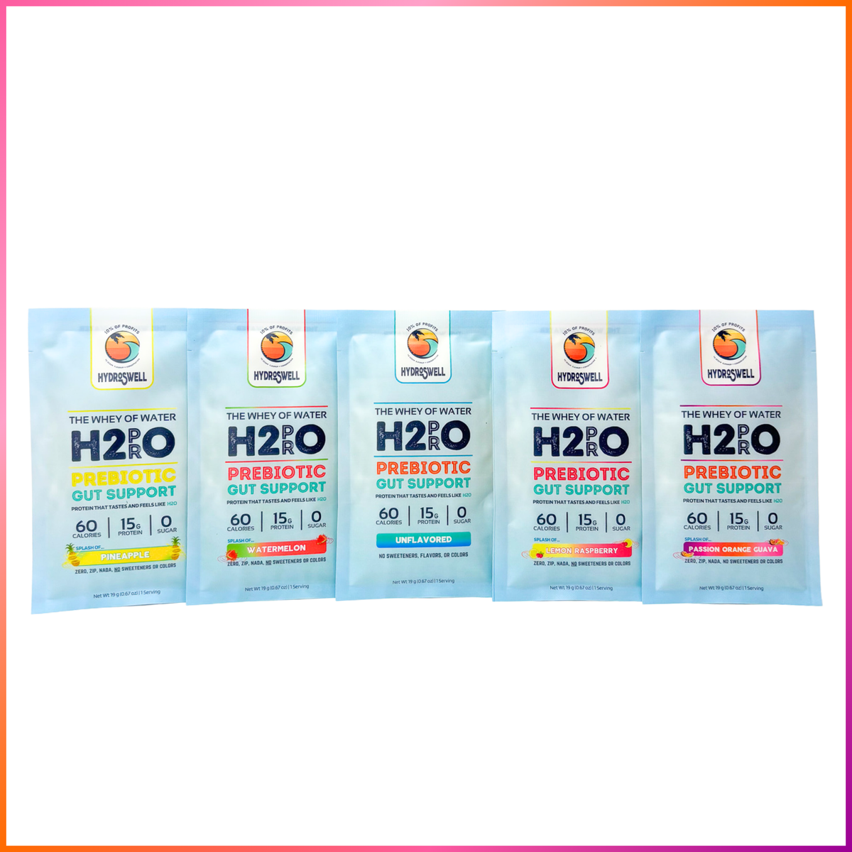 H2PRO Whey of Water Sample Pack – HydroSwell